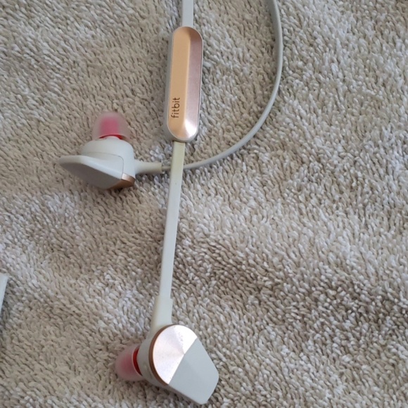 fitbit | Accessories | Fitbit Flyer Rose Gold Bluetooth Headphones ...